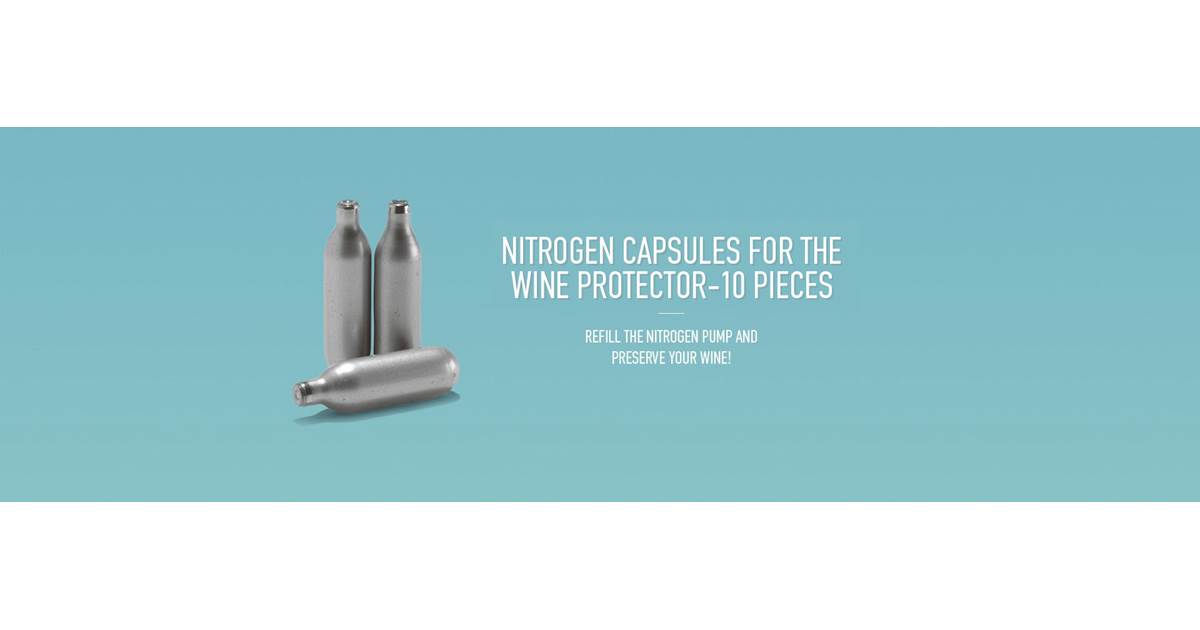 Wine Protector's Nitrogen Capsules - 10 pieces - Botilia.gr