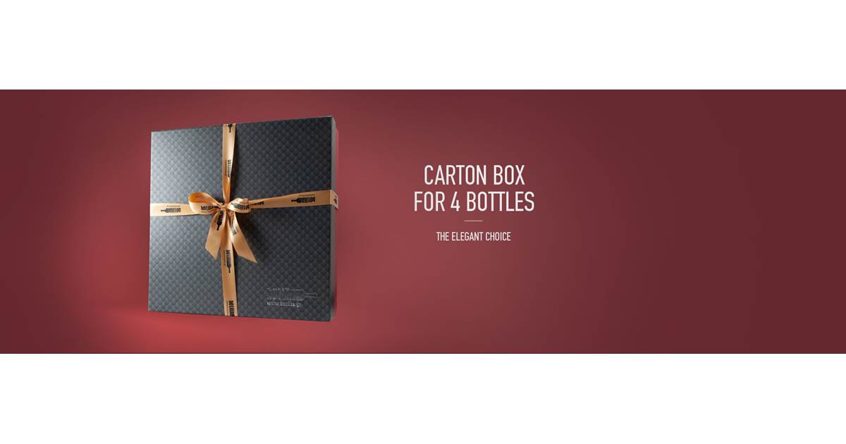 Carton Box for 4 bottles - Botilia.gr