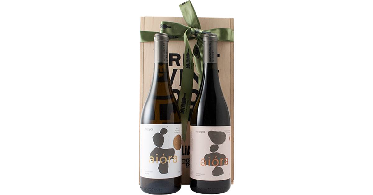 Aiora White and Aiora Red in Wooden Box - Botilia.gr