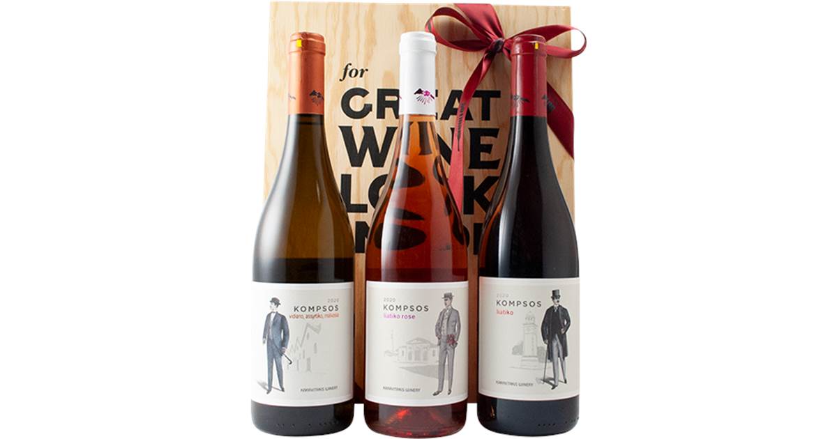 Τριπλέτα Κομψός σε Ξύλινη Κασετίνα - Botilia.gr